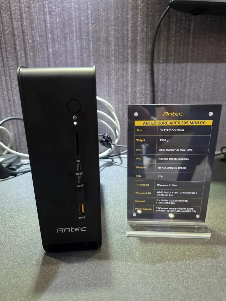 Antec Showcases Digital Cases, Ryzen AI Mini PC, and Mechanical ...